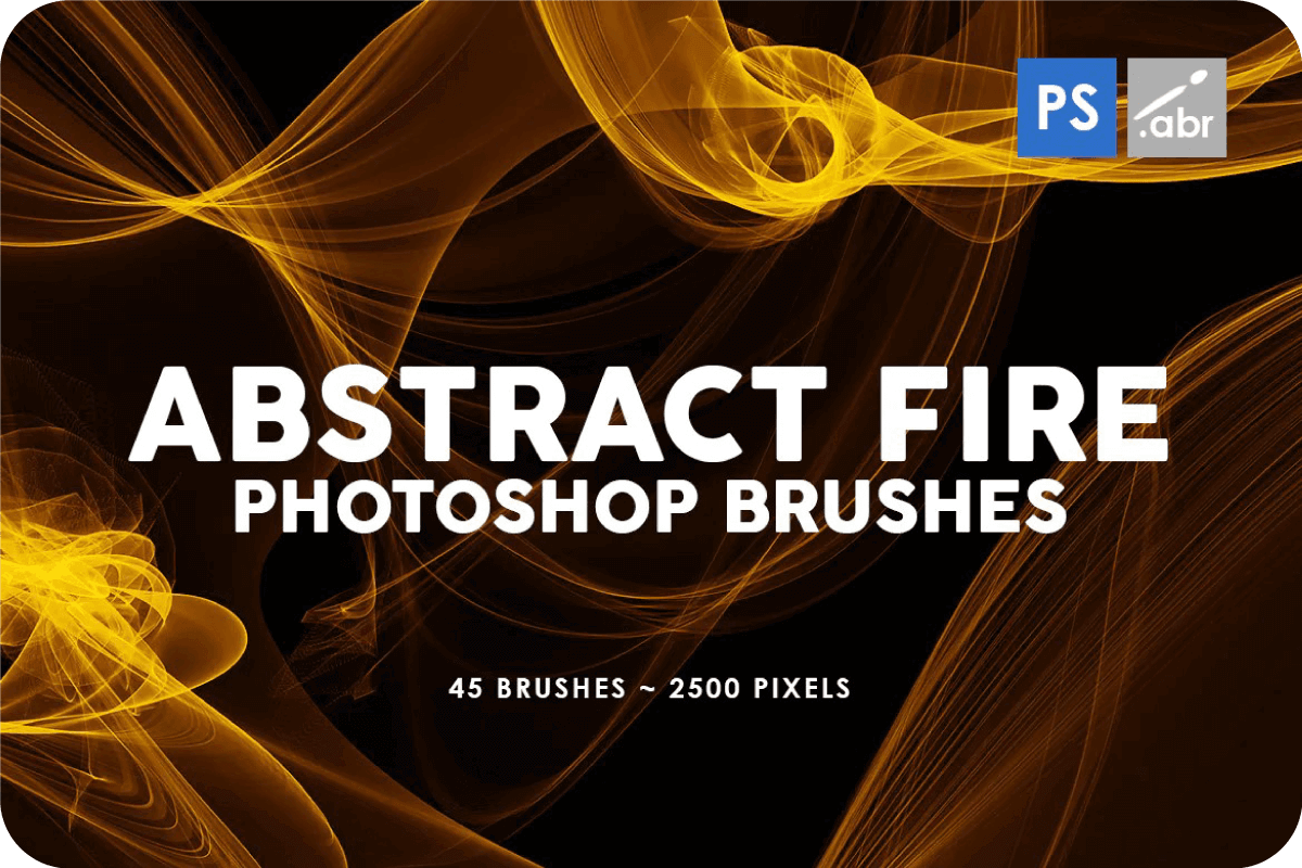 45 Bộ Abstract Fire Stamp Photoshop Brush Ảo Diệu - Ctrl Z Studio